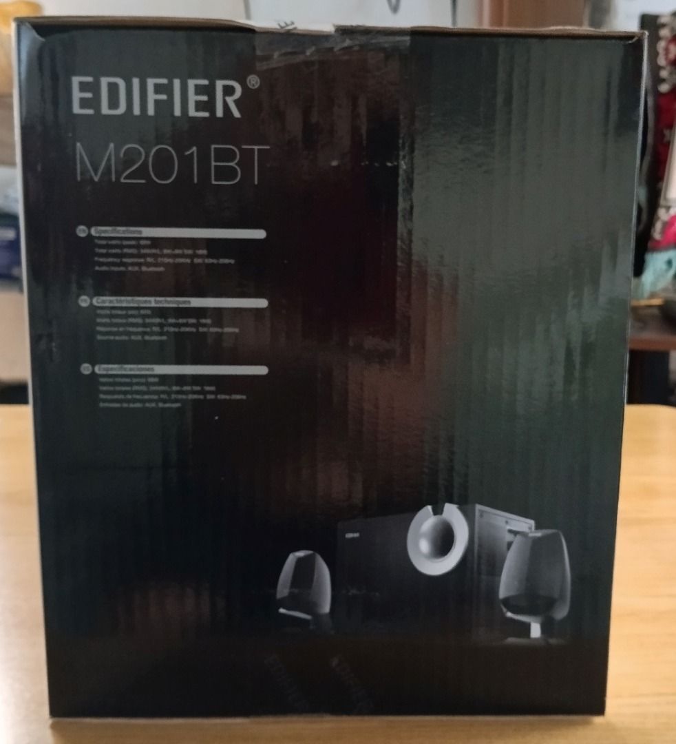 Edifier M201BT Bluetooth Multimedia Speaker with Subwoofer and Stand ...