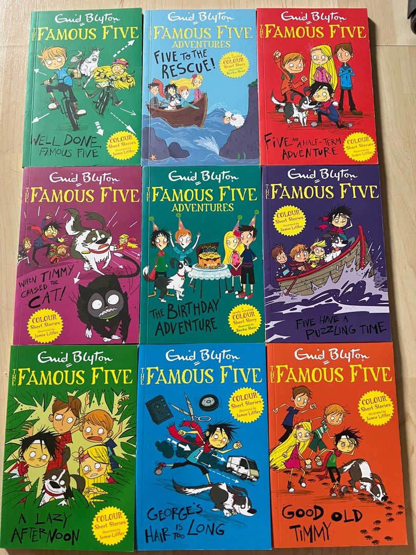 Enid Blyton Famous Five Adventure Collection Storybooks, Hobbies & Toys ...