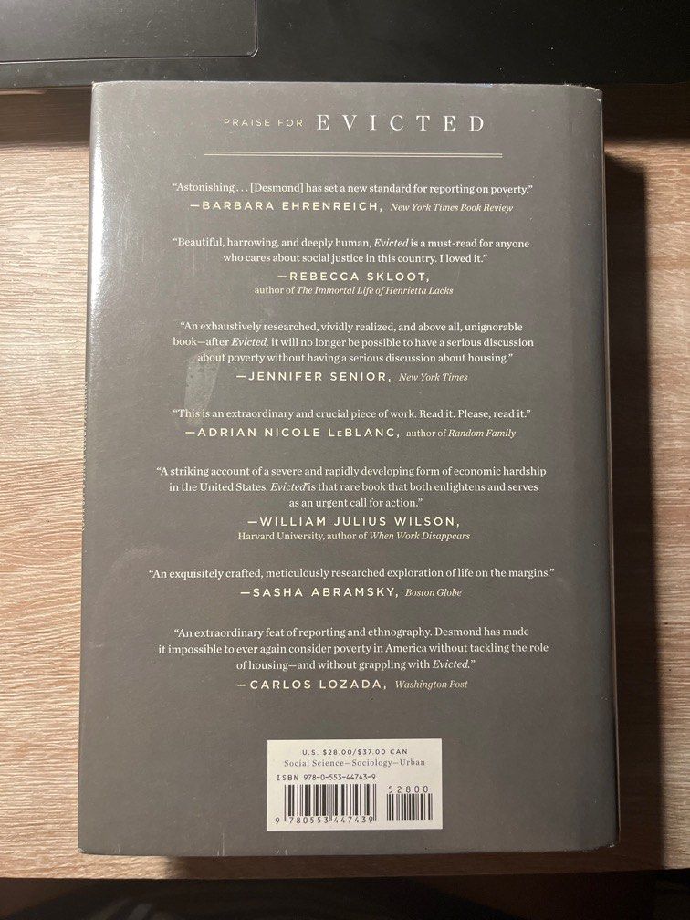 Evicted by Matthew Desmond (HB) on Carousell