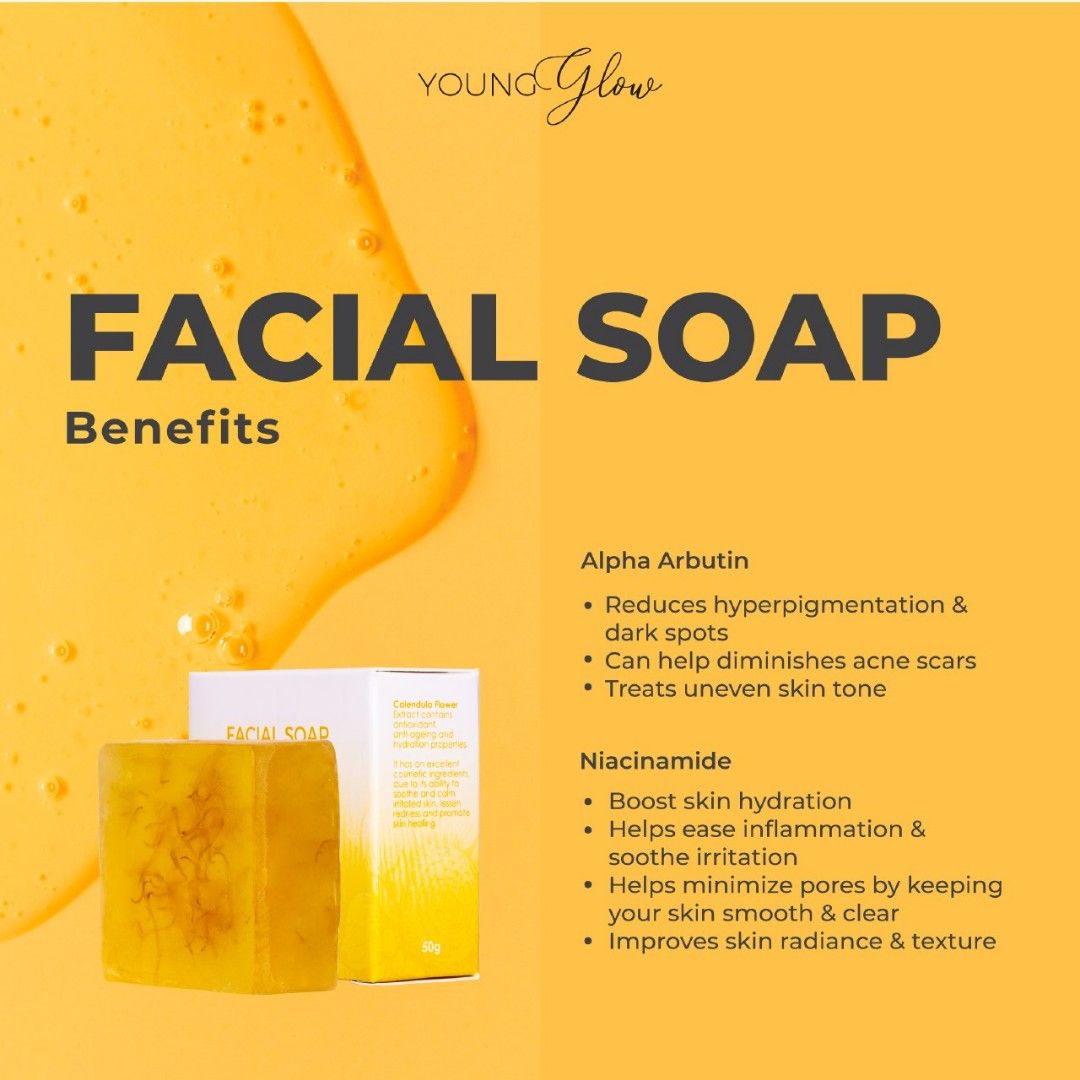 Young & glow Facial soap, Beauty & Personal Care, Face, Face Care on ...