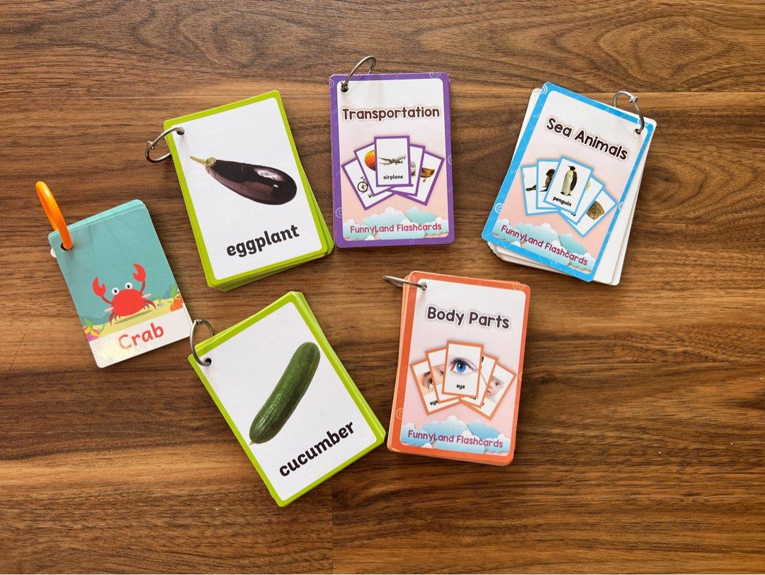 FLASHCARDS- set of 6, Babies & Kids, Infant Playtime on Carousell