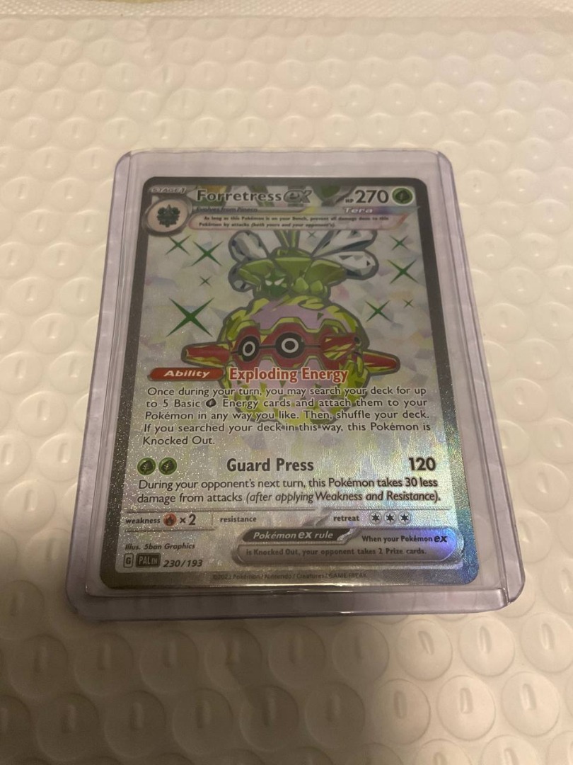 Forretress Ex [Holo] #230 Pokemon Paldea Evolved, Hobbies & Toys, Toys ...
