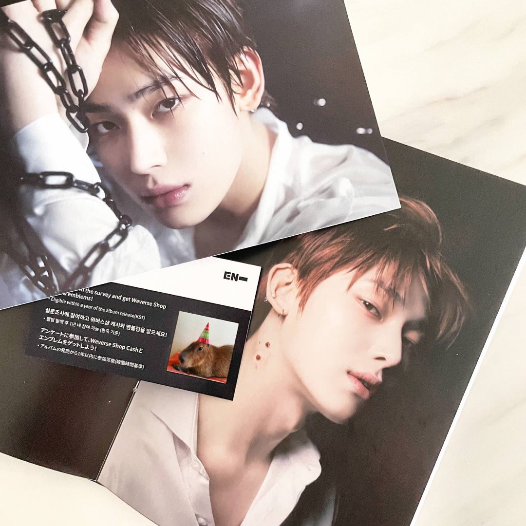 FREE enhypen enha sunoo dark blood engene ver alb, Hobbies & Toys ...