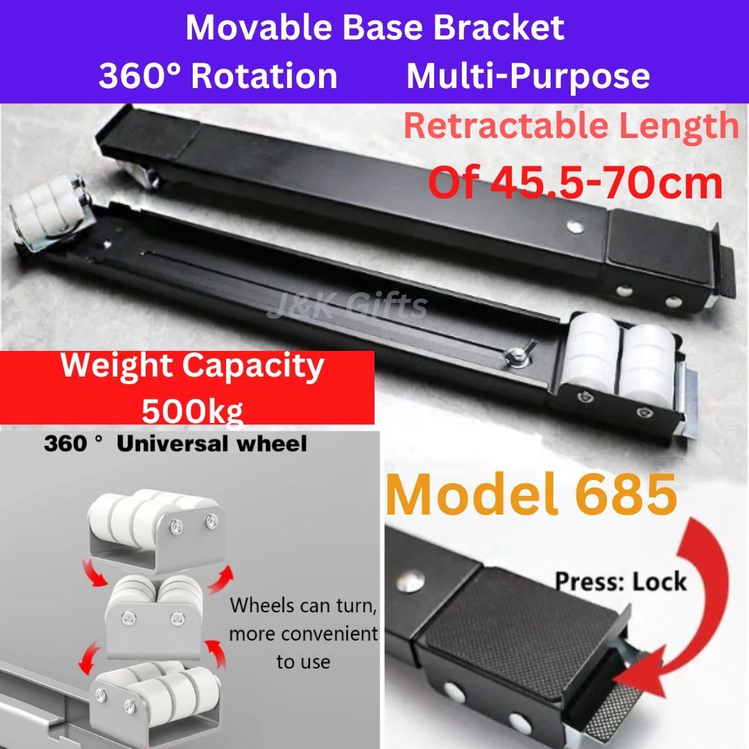 Fridge Washing Machine Dryer Dolly Roller Slider Furniture Moving Base ...