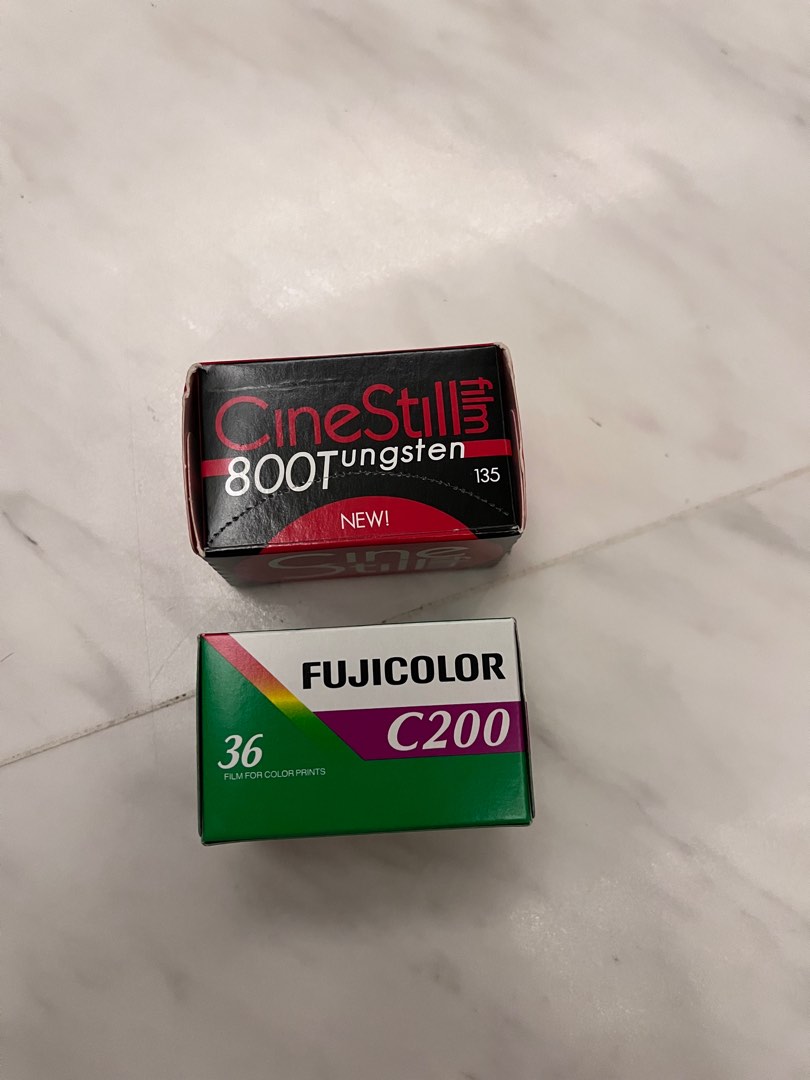 FUJIFILM C200 FILM CINESTILL 800T FILM 35MM, Photography, Cameras on ...