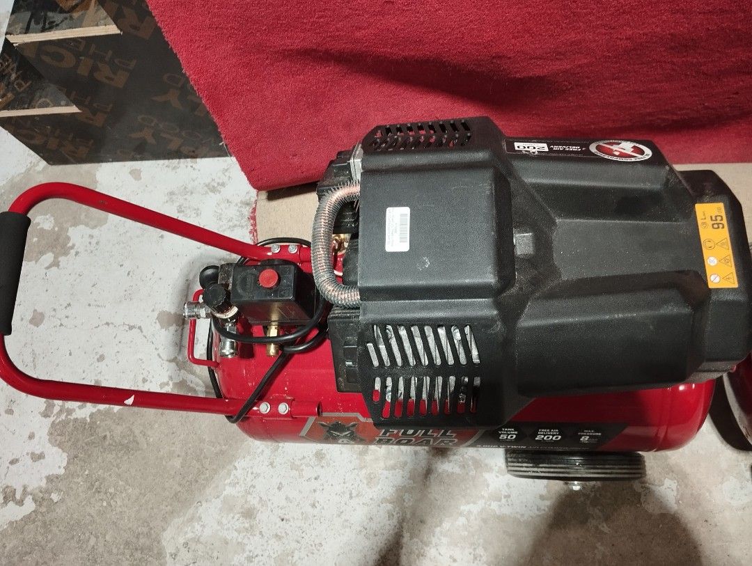 FULL BOAR OIL FREE V-TWIN AIR COMPRESSOR 3HP 50L surplus from australia ...