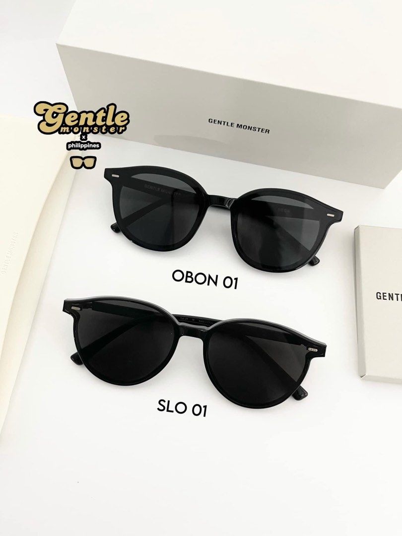 Gentle Monster Obon 01 and Slo 01 Sunglass with Box Set, Women's ...