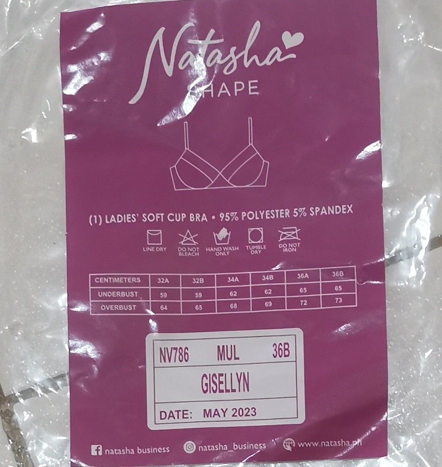 Gisellyn Nonwire Soft Cup Bra, Women's Fashion, Undergarments ...