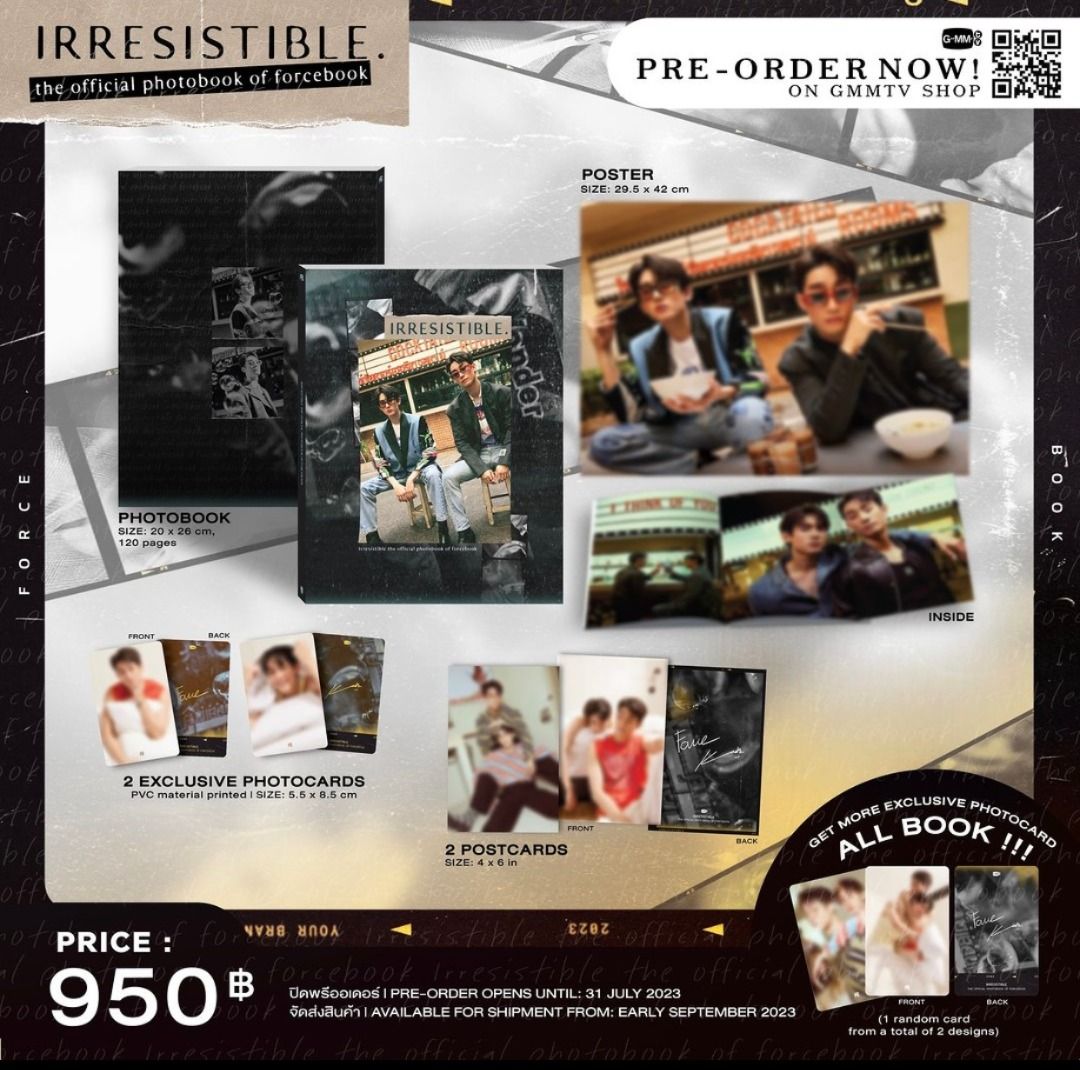 GMMTV IRRESISTIBLE FORCE BOOK, Hobbies & Toys, Memorabilia ...