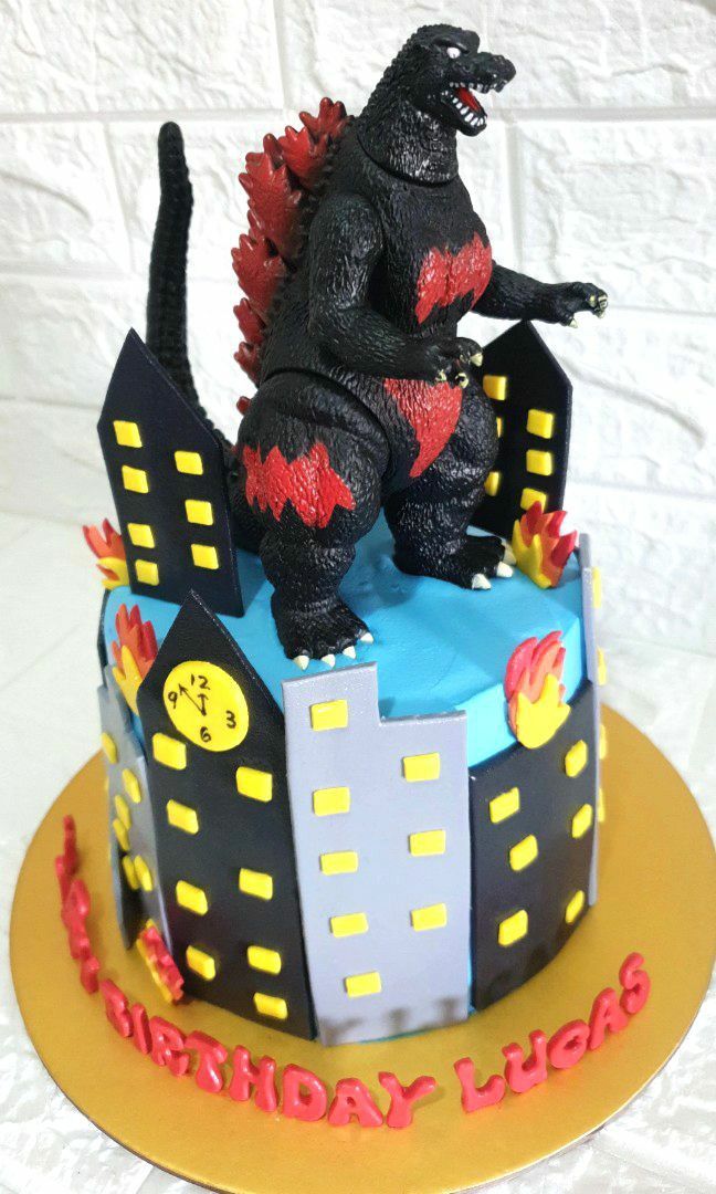 Godzilla Cake, Food & Drinks, Homemade Bakes on Carousell