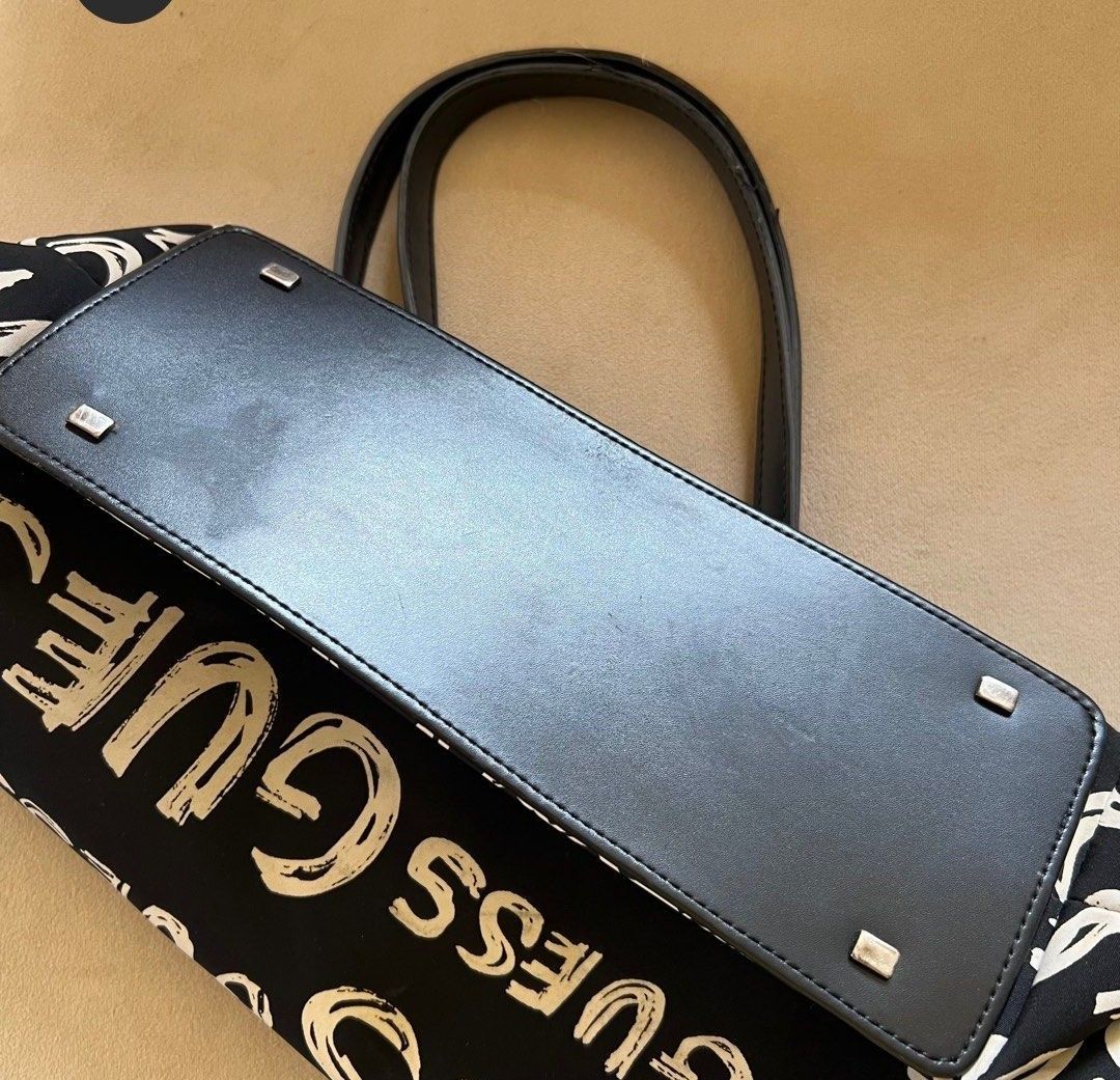 Guess all over print logo design bag on Carousell