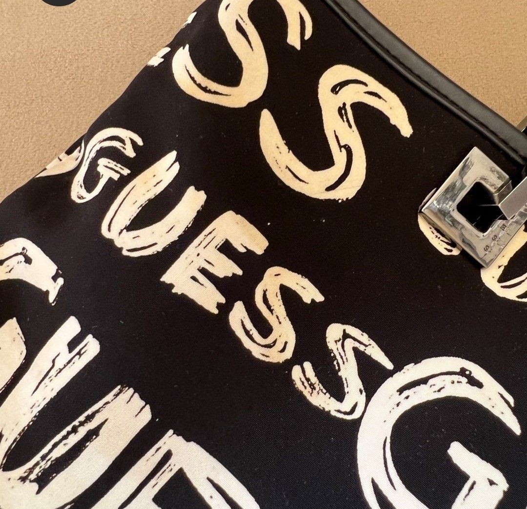 Guess all over print logo design bag on Carousell
