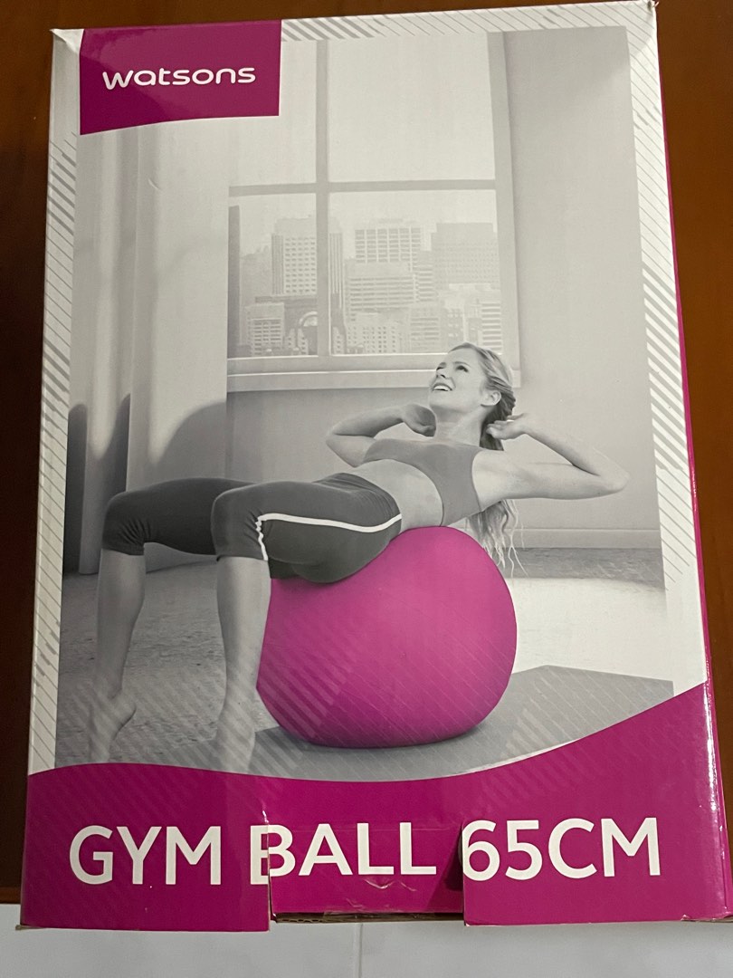 Gym Ball 65cm, Sports Equipment, Exercise & Fitness, Toning ...