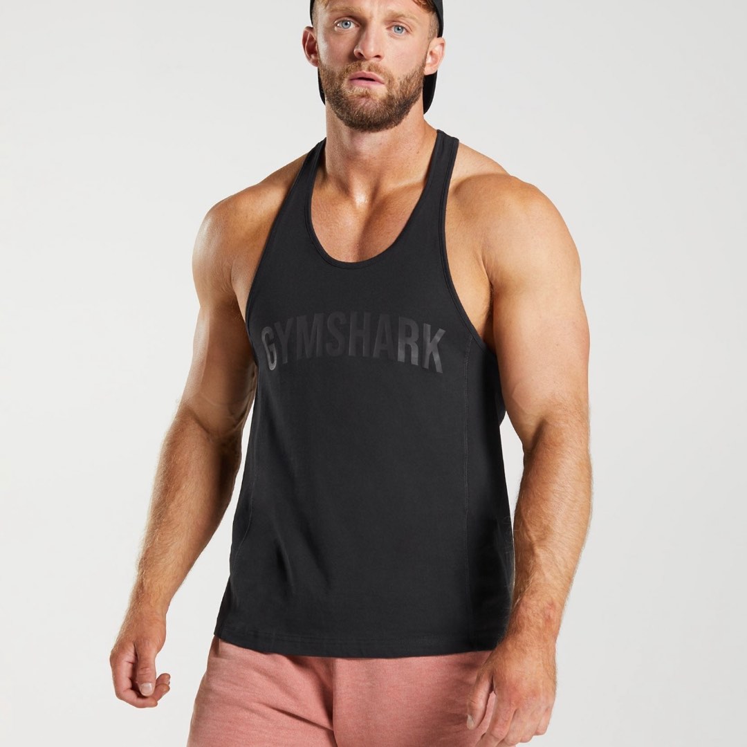 Gymshark Power Stringer, Men's Fashion, Activewear on Carousell
