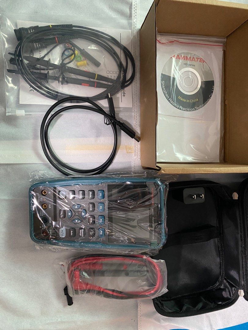 HANMATEK HO52 Oscilloscope Multimeter 50Mhz Bandwidth Handheld USB ...