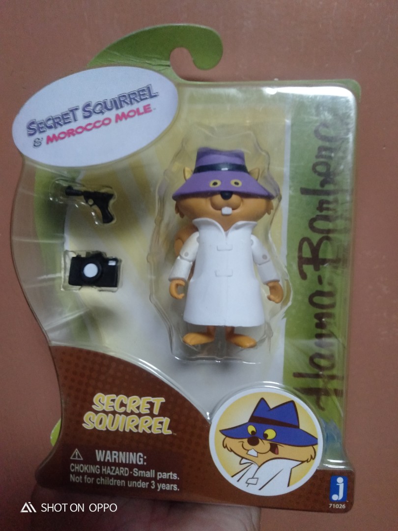 Hannah Barbera Secret Squirrel figure, Hobbies & Toys, Toys & Games on ...