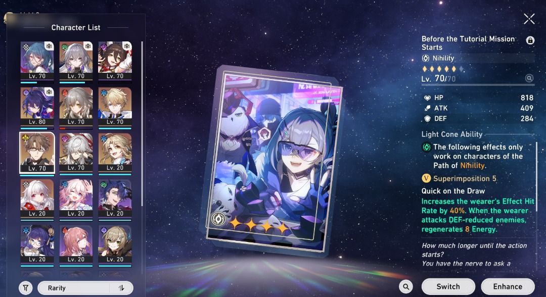 honkai star rail E2 Bronya and all 3limited character 12 5stars stacked ...