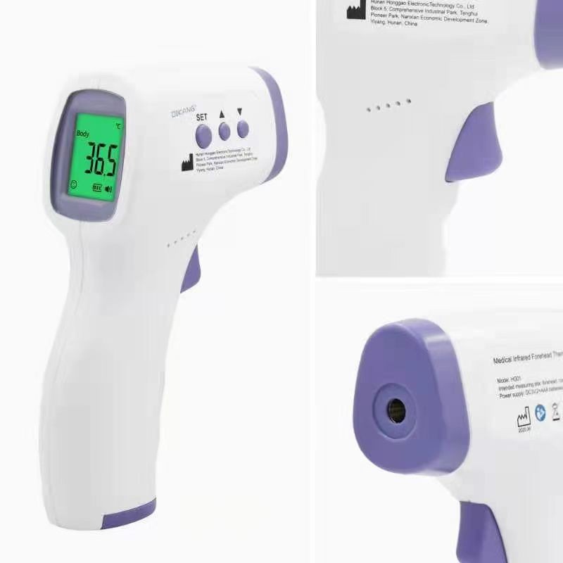 Iinfrared ir forehead thermometer touchless contactless digital scan ...