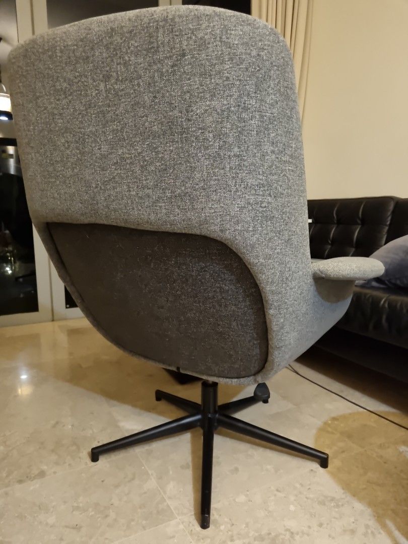 Ikea Aleby Swivel Armchair / Sofa, Furniture & Home Living, Furniture ...