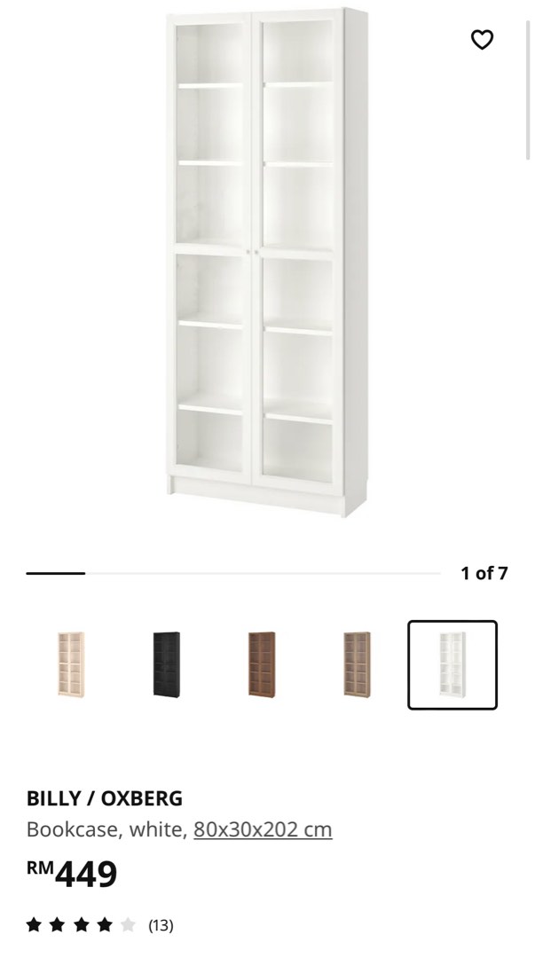 Ikea Billy Rack & Oxberg, Furniture & Home Living, Furniture, Shelves ...