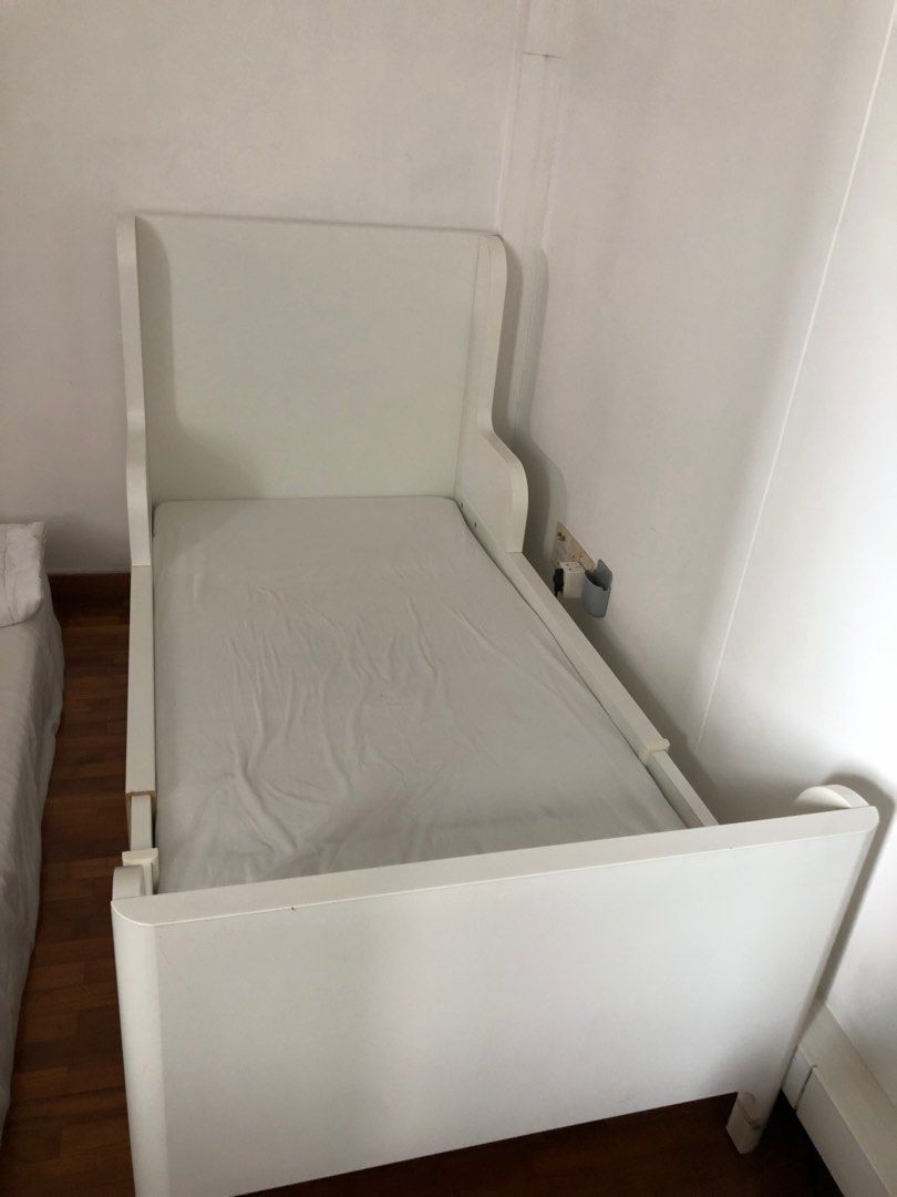 Ikea Extendable Busunge Bed, Babies & Kids, Baby Nursery & Kids ...