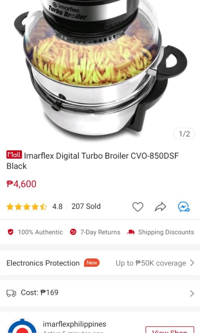 Imarflex Turbo Broiler, TV & Home Appliances, Kitchen Appliances ...