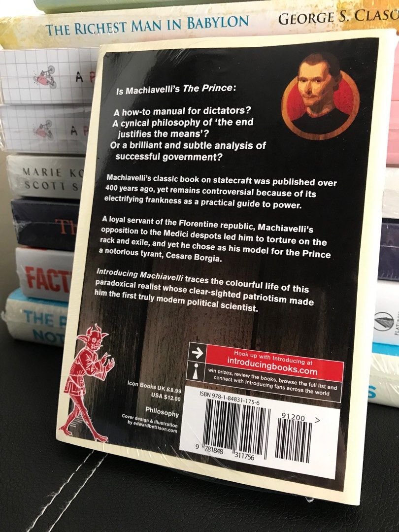 Introducing Machiavelli, A Graphic Guide, Hobbies & Toys, Books ...