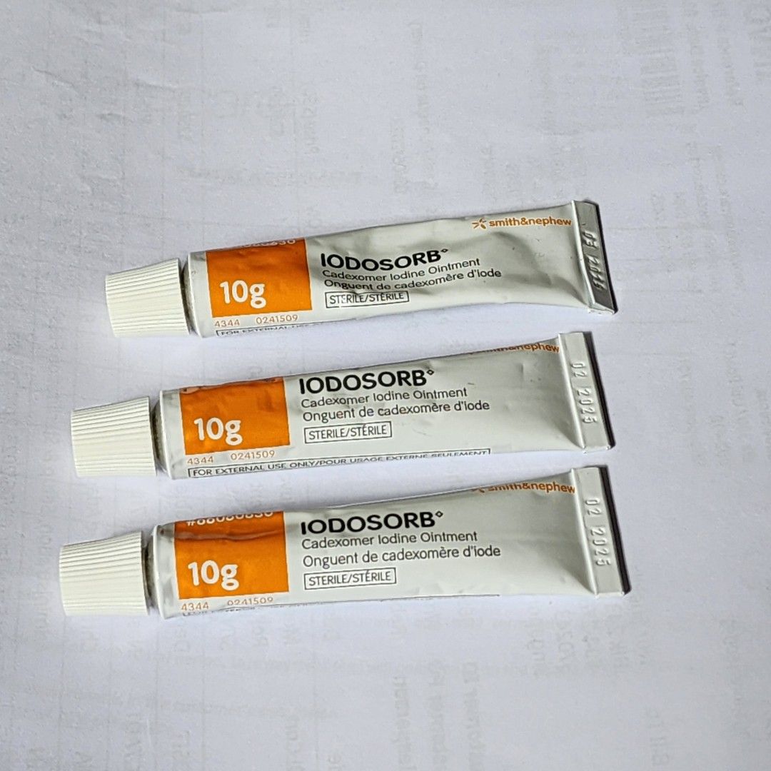Iodosorb Cream, Health & Nutrition, Medical Supplies & Tools on Carousell