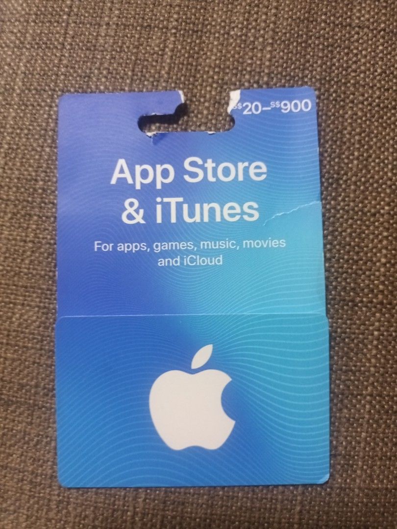 iTunes Gift Card $900, Video Gaming, Gaming Accessories, Game Gift ...