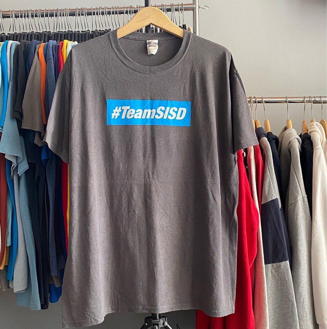 Jerzees team SISD, Fesyen Pria, Pakaian , Atasan di Carousell