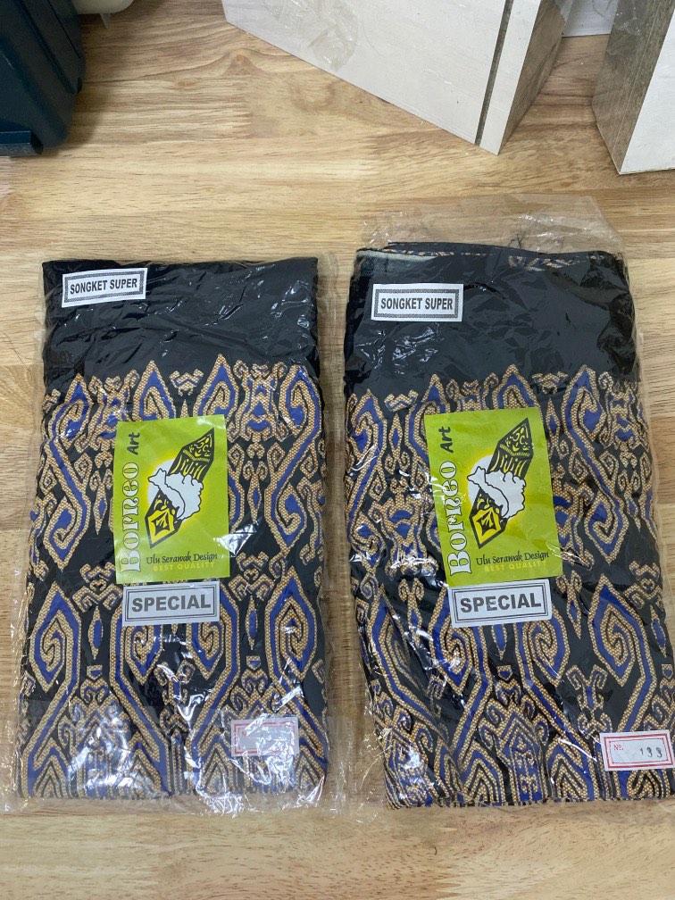 Kain songket borneo, Women's Fashion, Dresses & Sets, Traditional ...