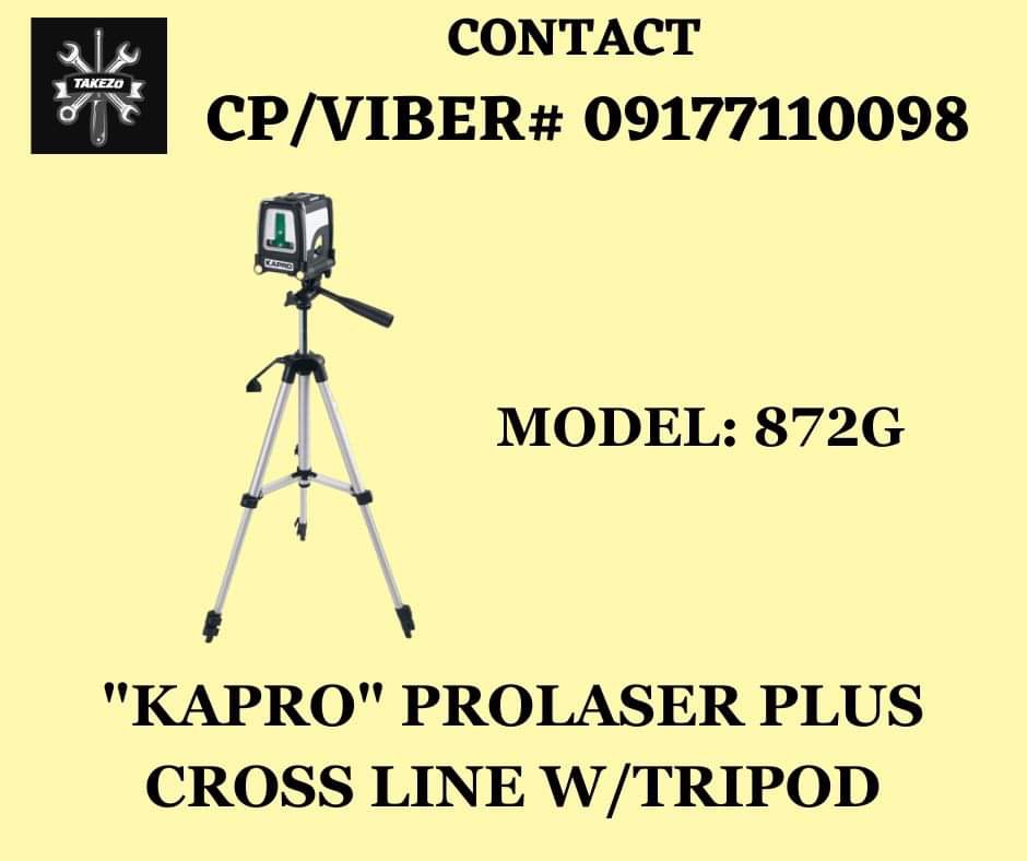 KAPRO PROLASER PLUS CROSS LINE WITH TRIPOD, Commercial & Industrial ...