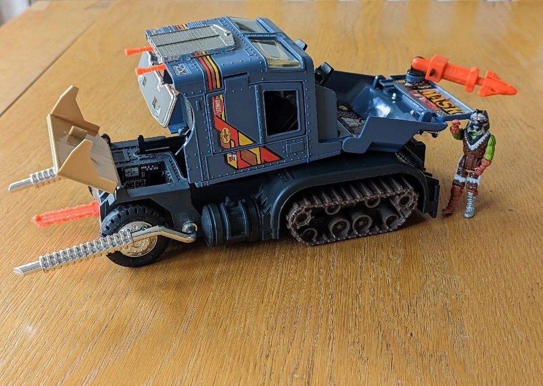 KENNER M.A.S.K. Vintage BULLDOZE Complete Boris Czar Bushkin Figure ...