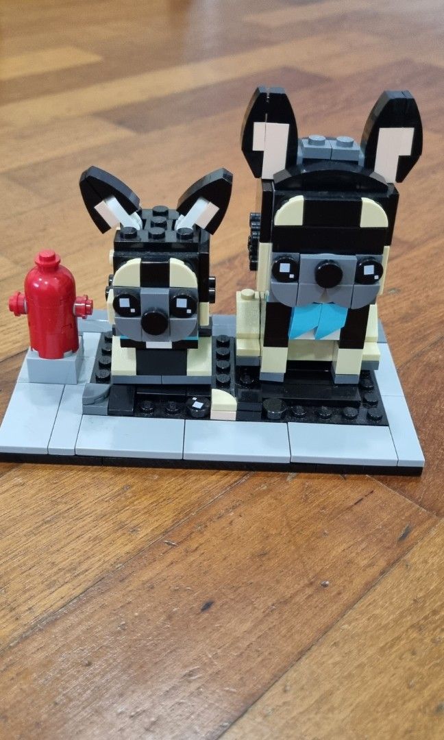 Lego French bull dog, Hobbies & Toys, Toys & Games on Carousell