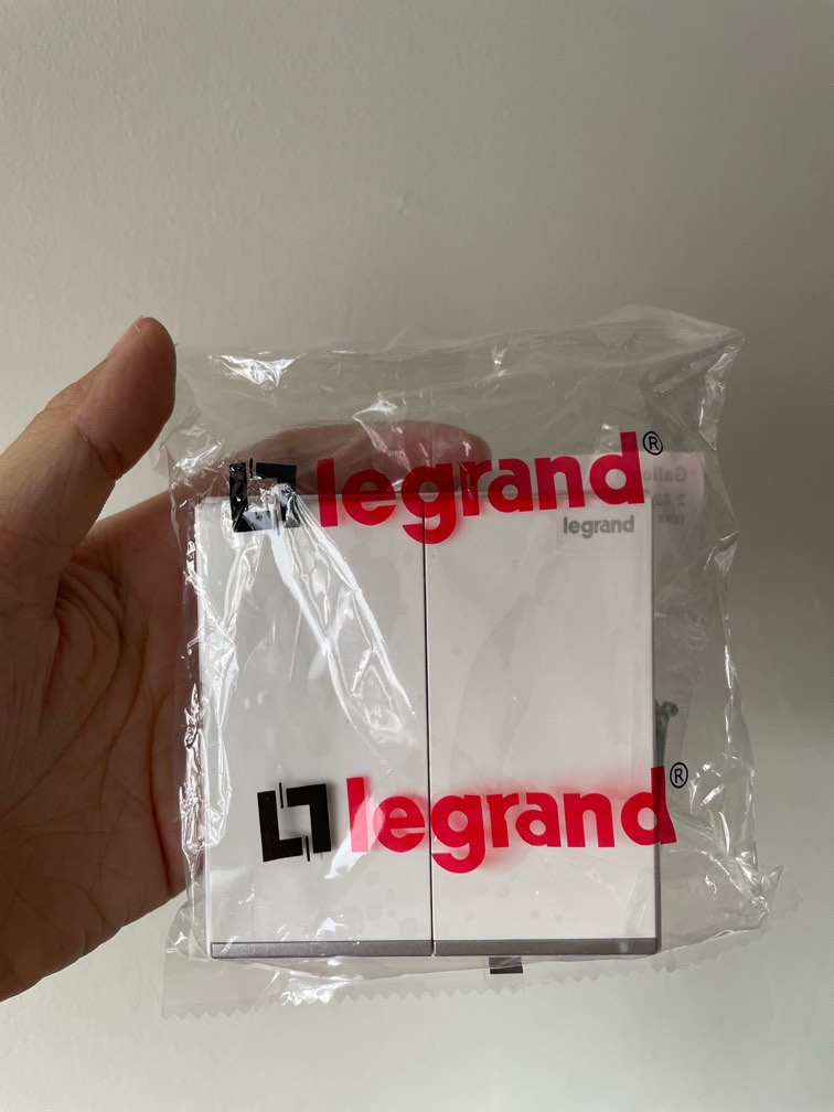 Legrand Galion 2 Gang 1 Way Switch, TV & Home Appliances, Electrical ...