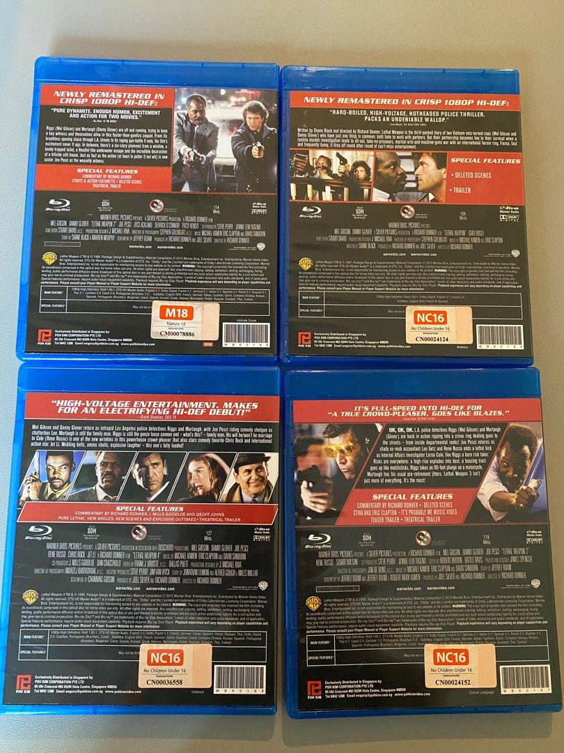 lethal weapon 4k blu ray