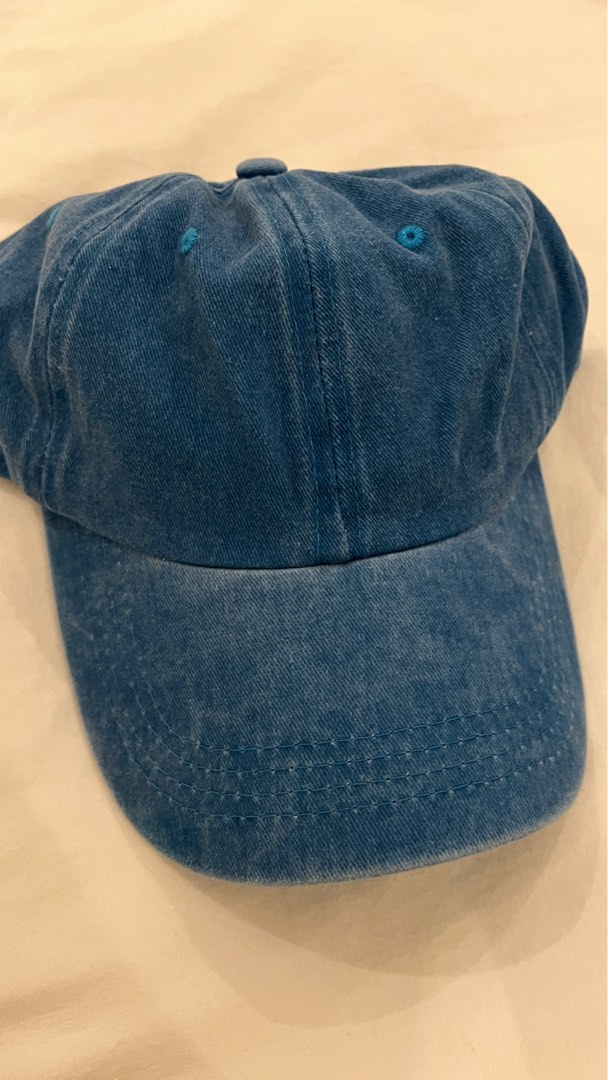 Light Blue Denim Cap on Carousell