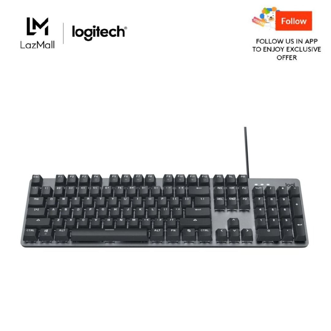 Logitech K845 Mechanical Illuminated Wired Keyboard (Tactile switch ...