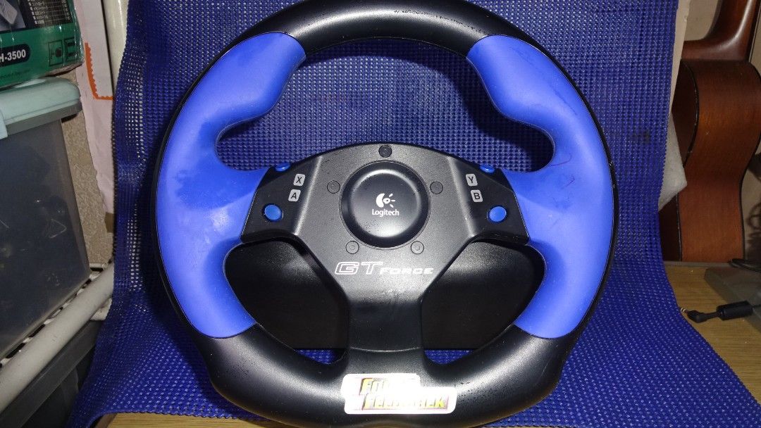 Logitech GT Force Steering Wheel Controller, Video Gaming, Gaming ...