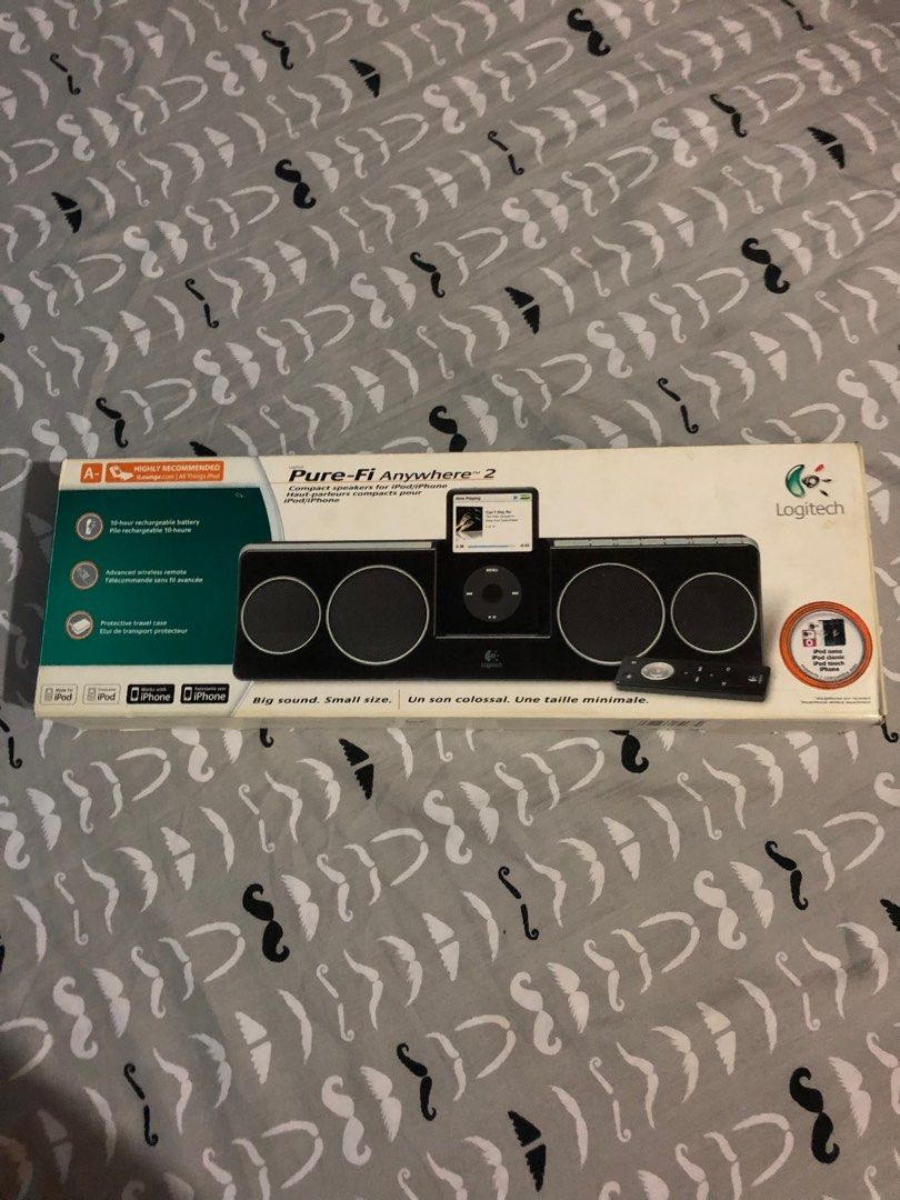 Logitech Pure-Fi Anywhere 2 Compact Speaker, Audio, Soundbars, Speakers ...