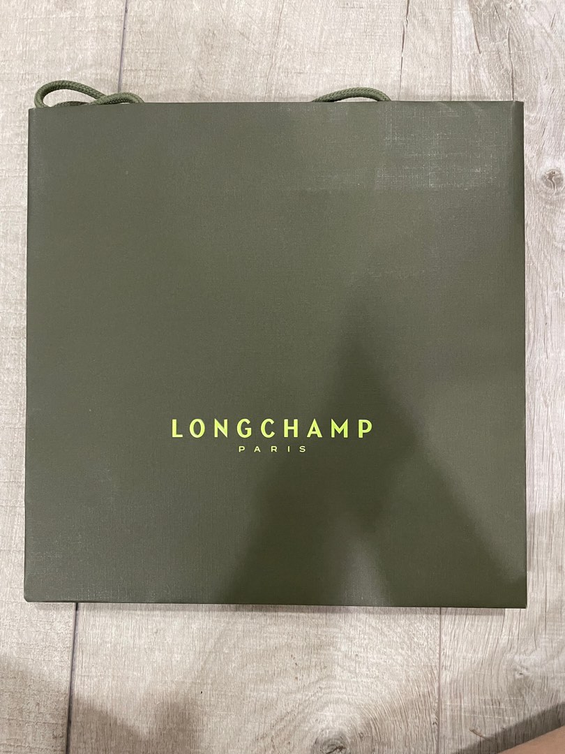 Longchamp paper bag, Luxury, Accessories on Carousell