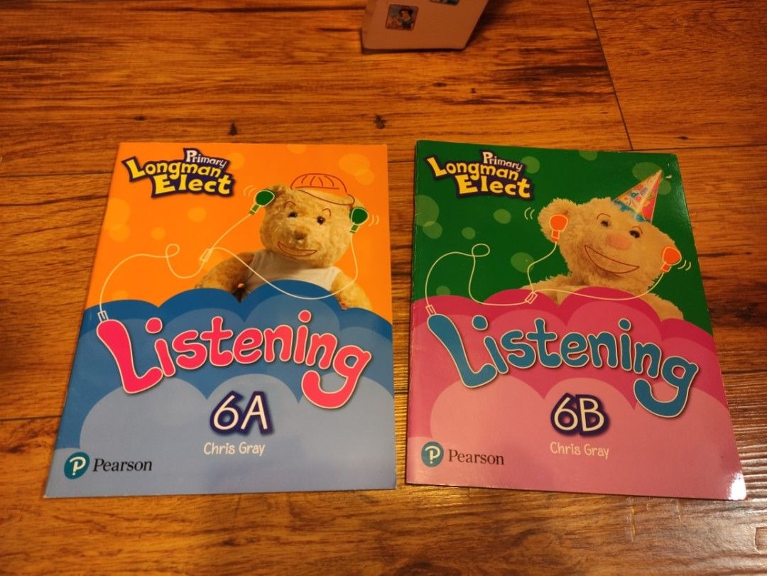 Longman elect listening 6A 6B Pearson primary 全新, 興趣及遊戲, 書本 & 文具, 教科書 - Carousell