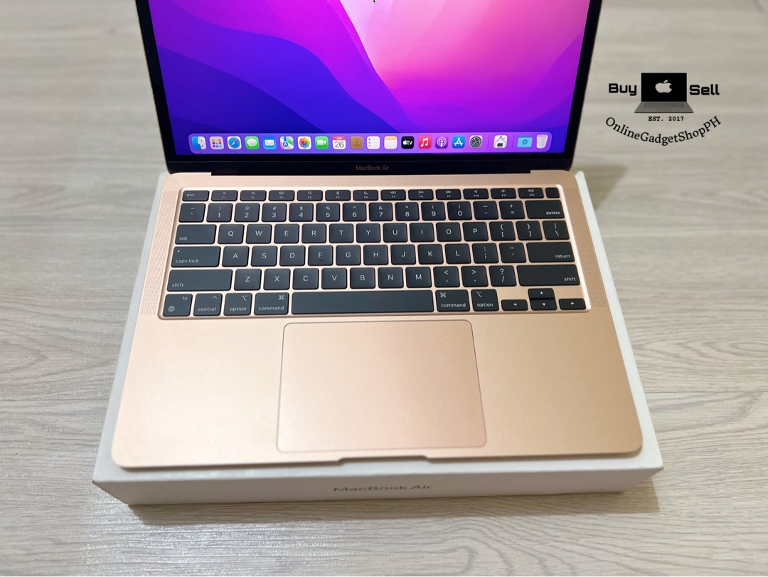 MACBOOK AIR M1 CHIP 8GB RAM 256GB SSD WITH FREE MS OFFICE 365 Computers Tech Laptops