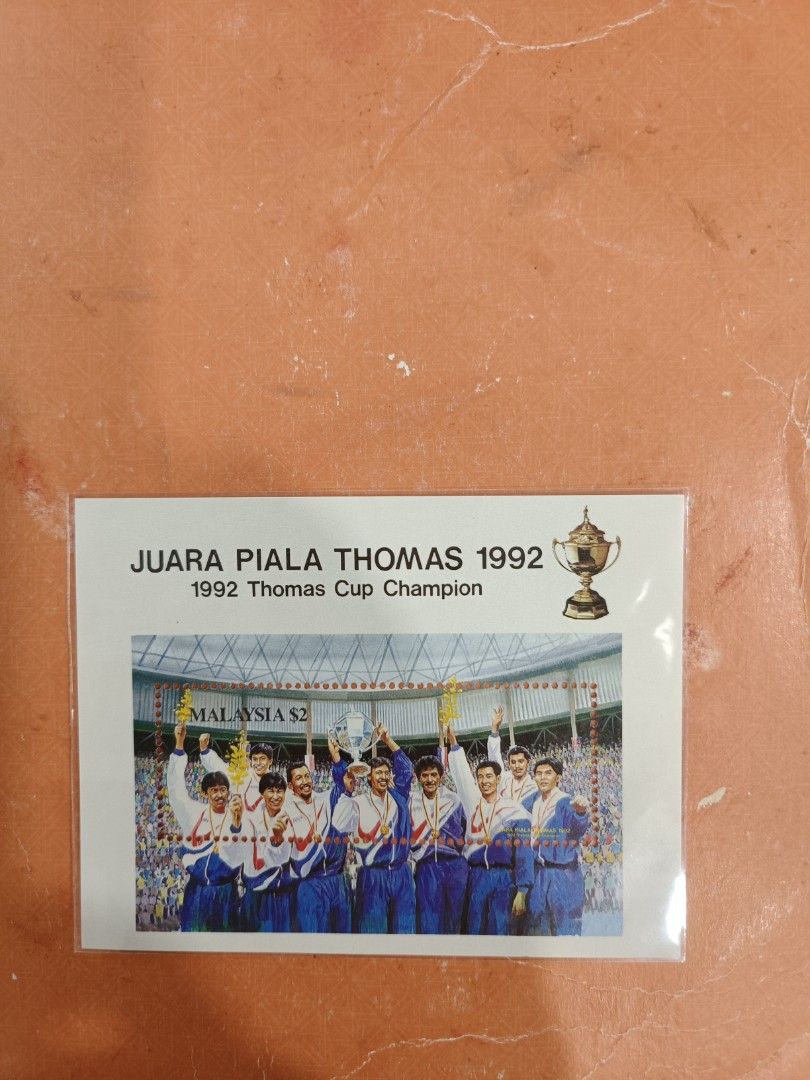 Malaysia MS 1992 Thomas Cup Championship, Hobbies & Toys, Memorabilia ...