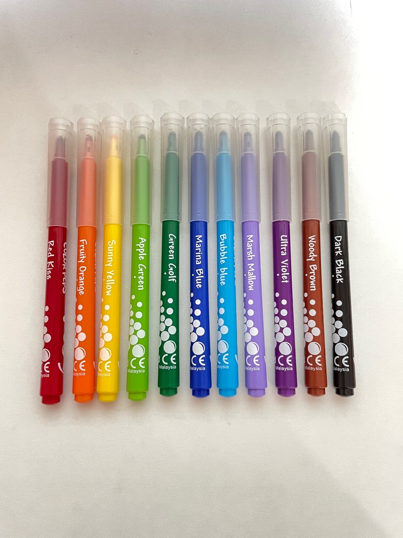 Maped Color Peps Markers Set of 11, Hobbies & Toys, Stationary & Craft ...