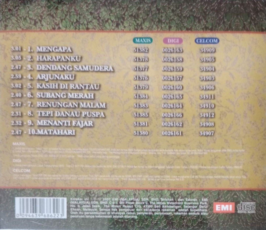 Maria Menado - Koleksi Klasik Nasional (2007), Hobbies & Toys, Music ...