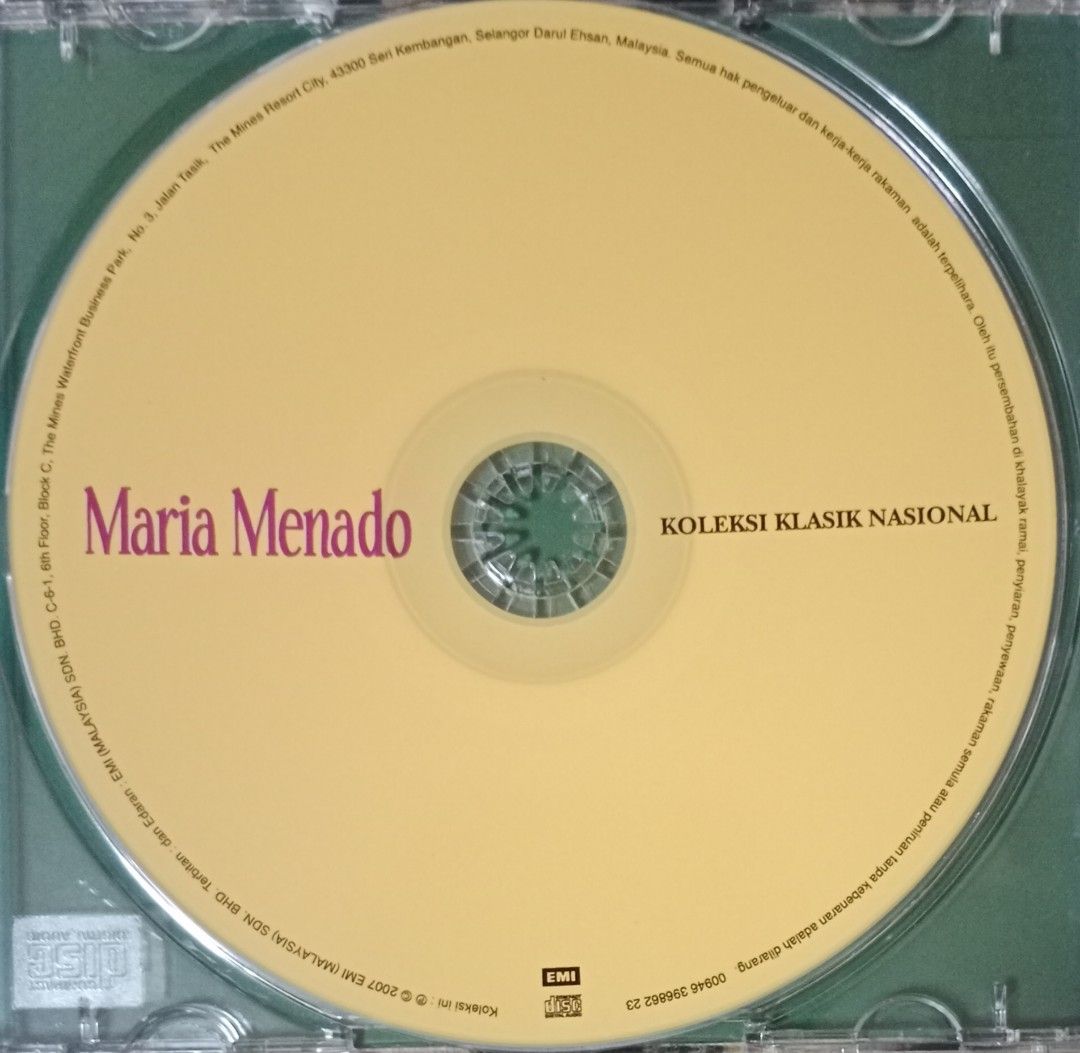 Maria Menado - Koleksi Klasik Nasional (2007), Hobbies & Toys, Music ...