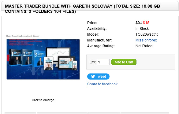 Master Trader Bundle with Gareth Soloway (Total size: 10.88 GB Contains: 3 folders 104 files ...