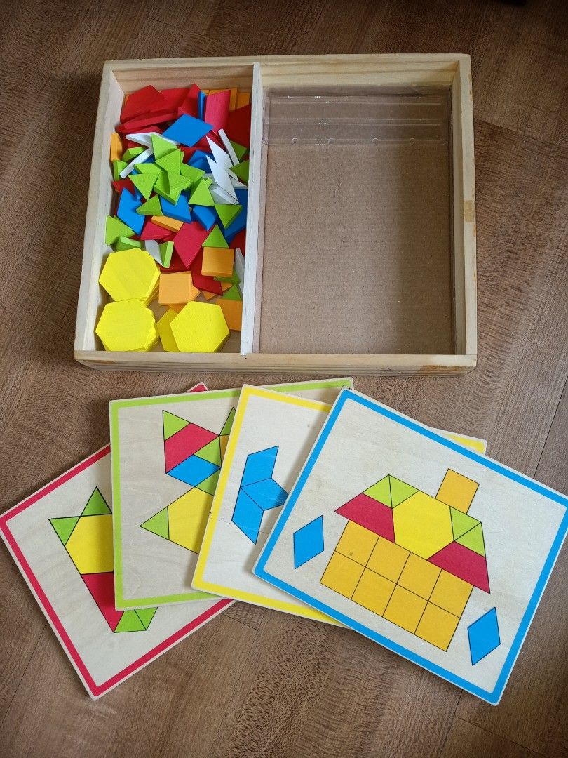 Melissa & Doug Pattern Blocks & Boards, Hobbies & Toys, Toys & Games on ...