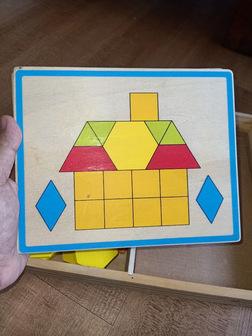 Melissa & Doug Pattern Blocks & Boards, Hobbies & Toys, Toys & Games on Carousell